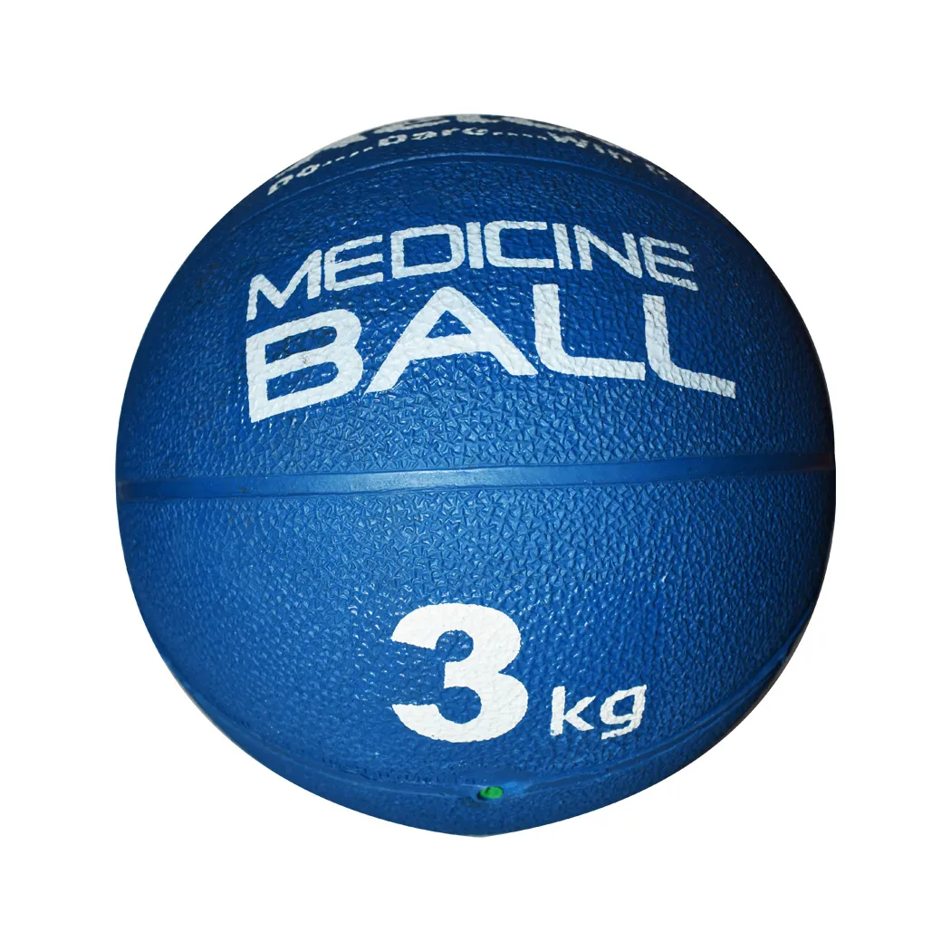 Nelco Heavy Duty Gym Medicine Ball - Blue, 3 Kg