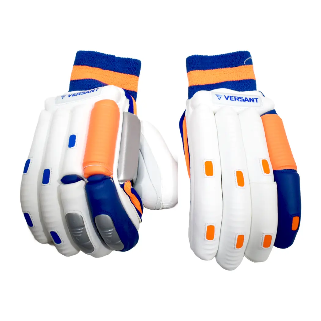 Versant Goat Cricket Batting Glove - Mens, Blue,Orange, Right-handed